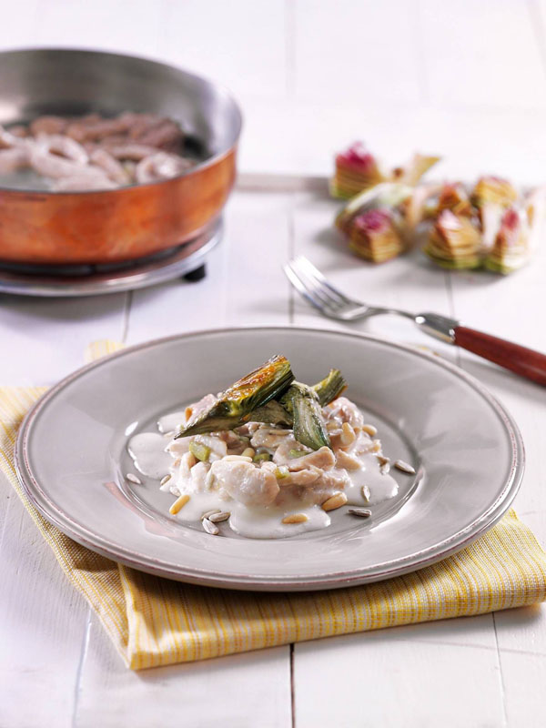 Ricetta straccetti con carciofi e piselli - Chef